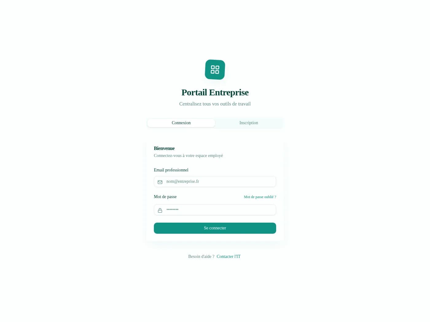 Portail Entreprise Hub