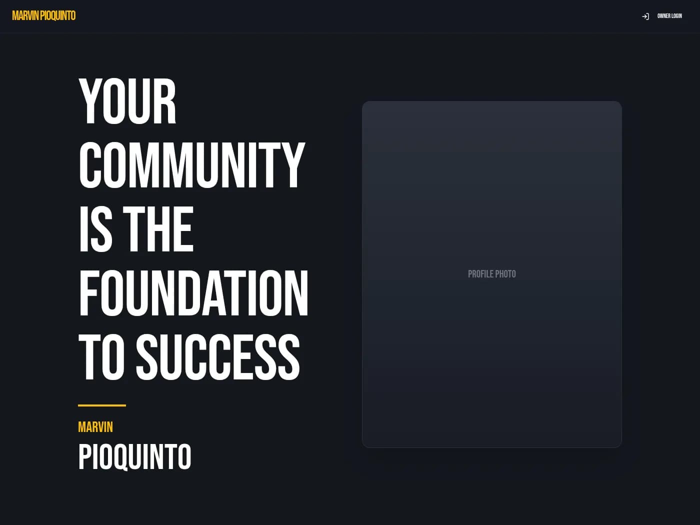 Personal Portfolio Clone