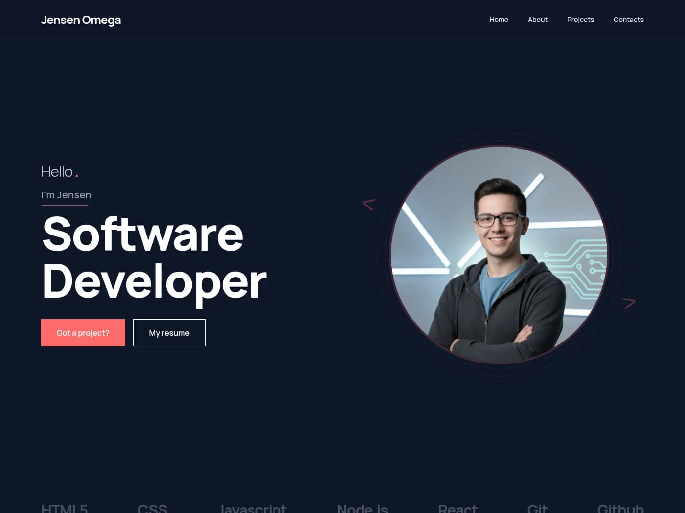 Dev Portfolio Replica