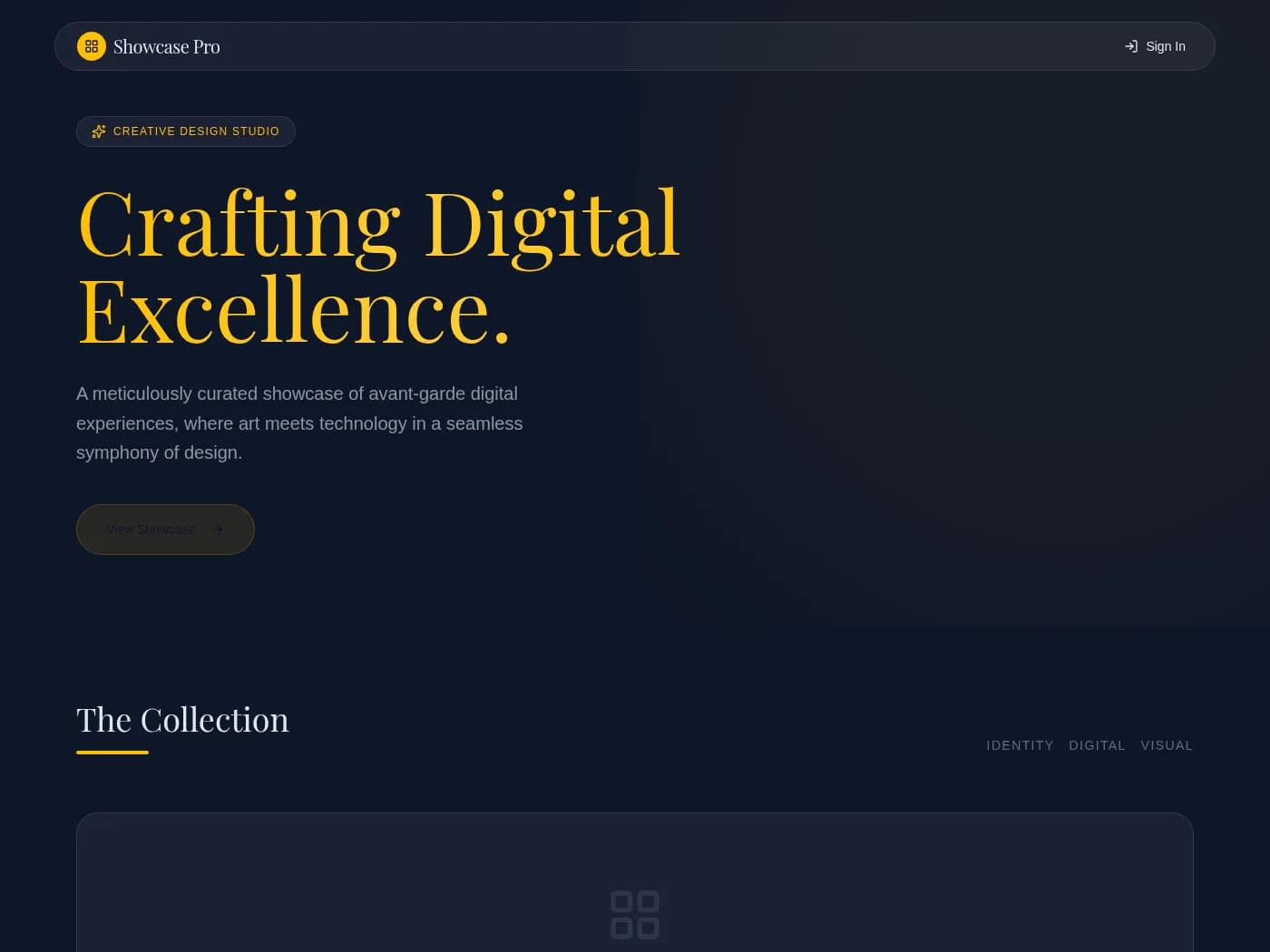 Showcase Portfolio Pro