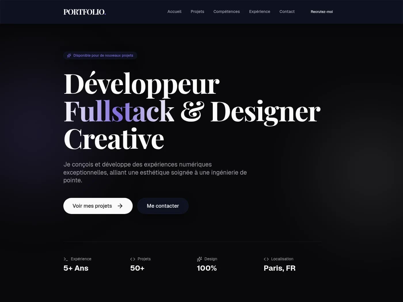 Mon Portfolio Web