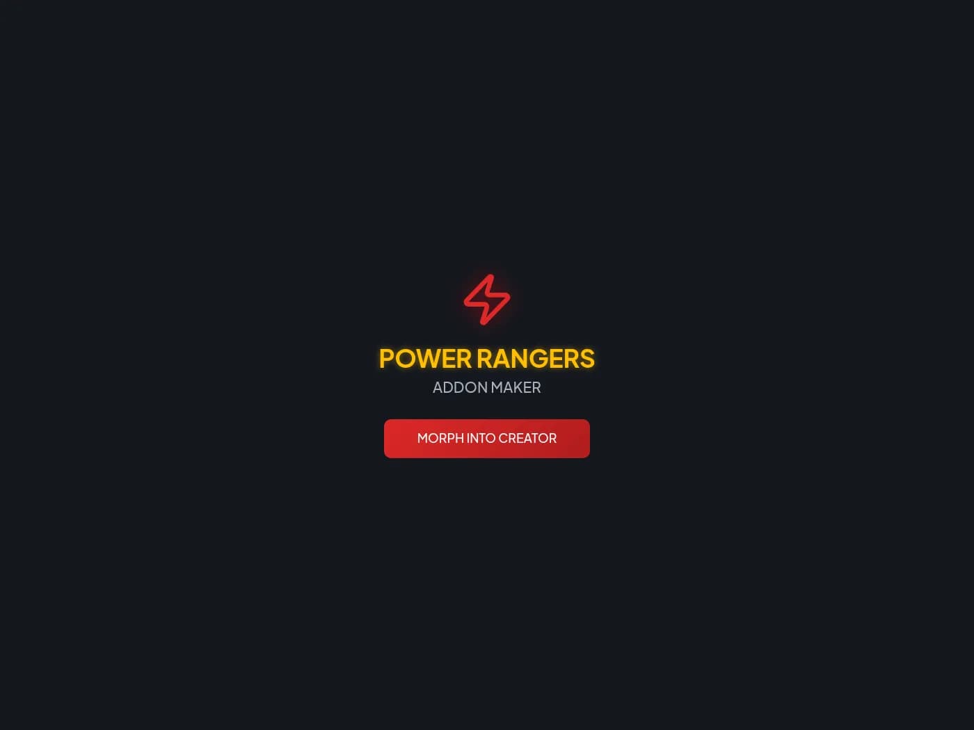 Power Rangers Addon Maker