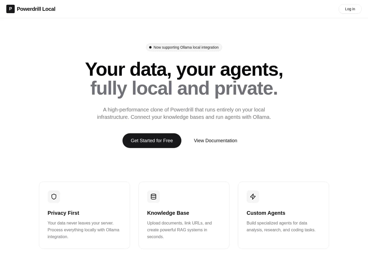 Powerdrill Local Agent Hub