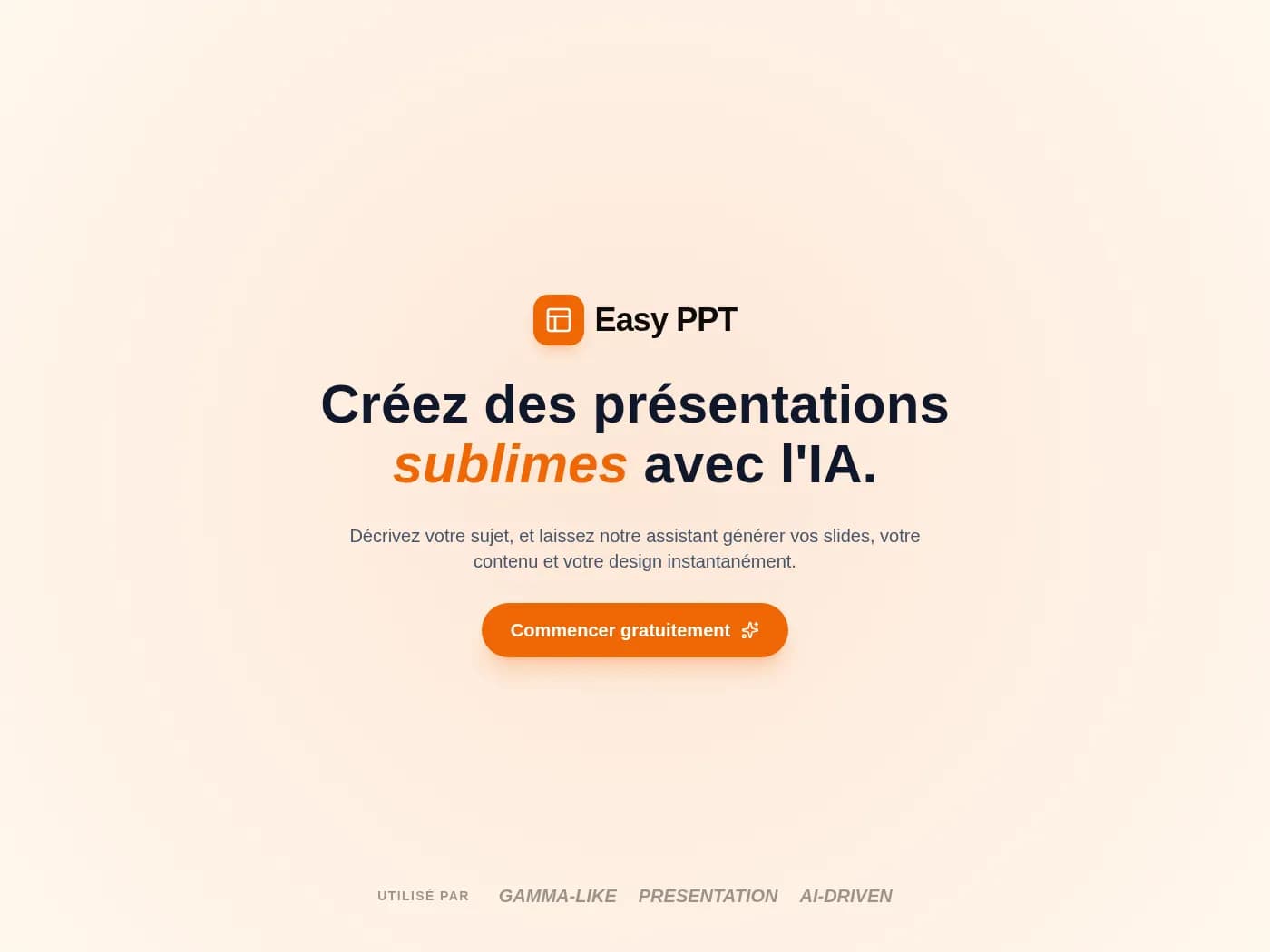 Easy PPT Generator