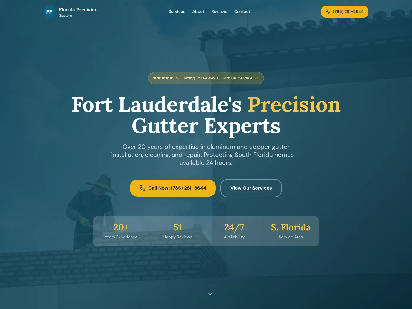 Florida Precision Gutters Site