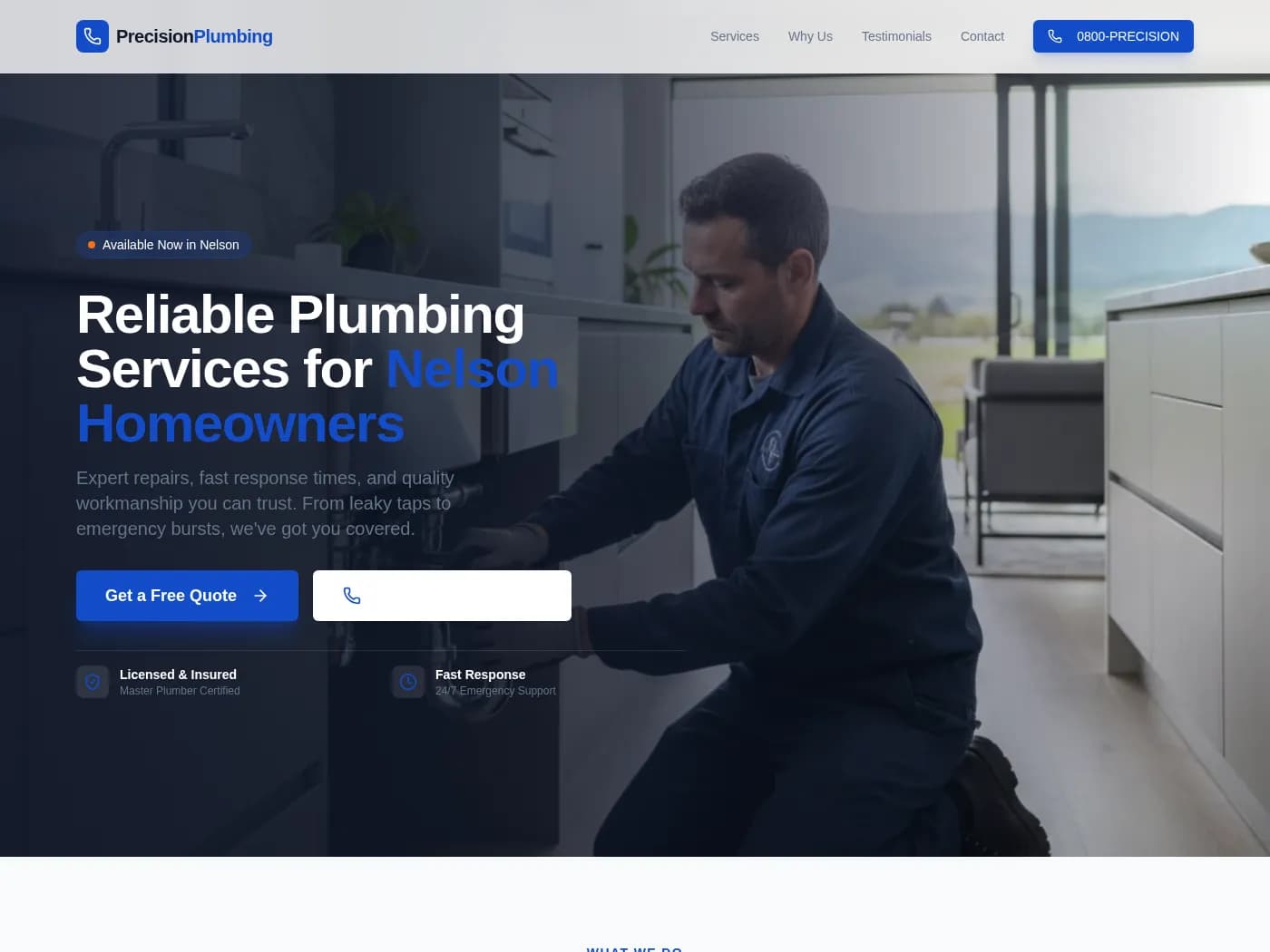 Precision Plumbing Site