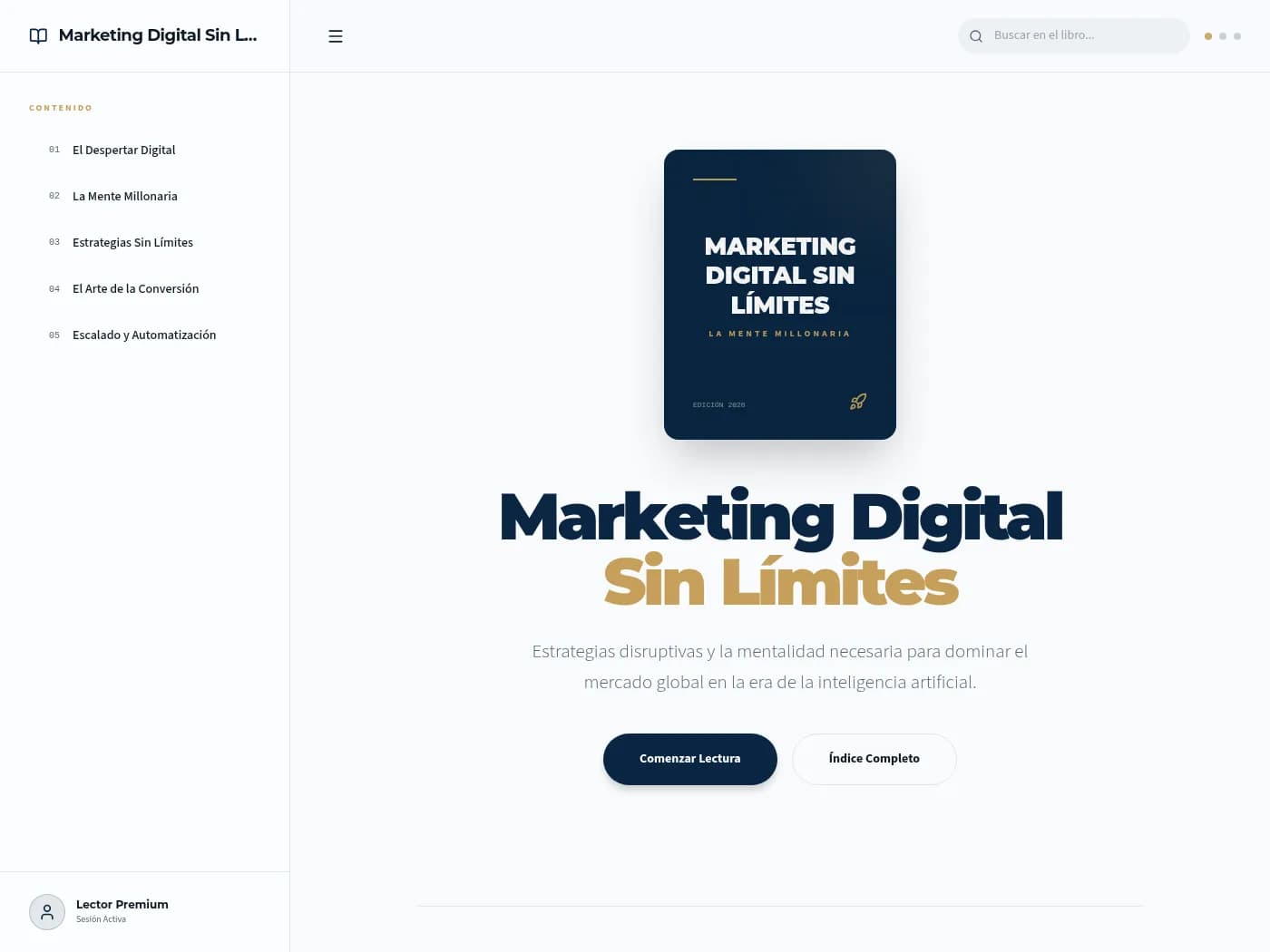 Premium Digital Book Style