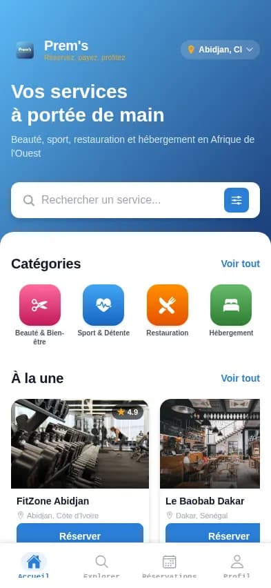 Prem's Services Hub