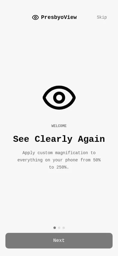 PresbyoView Assist