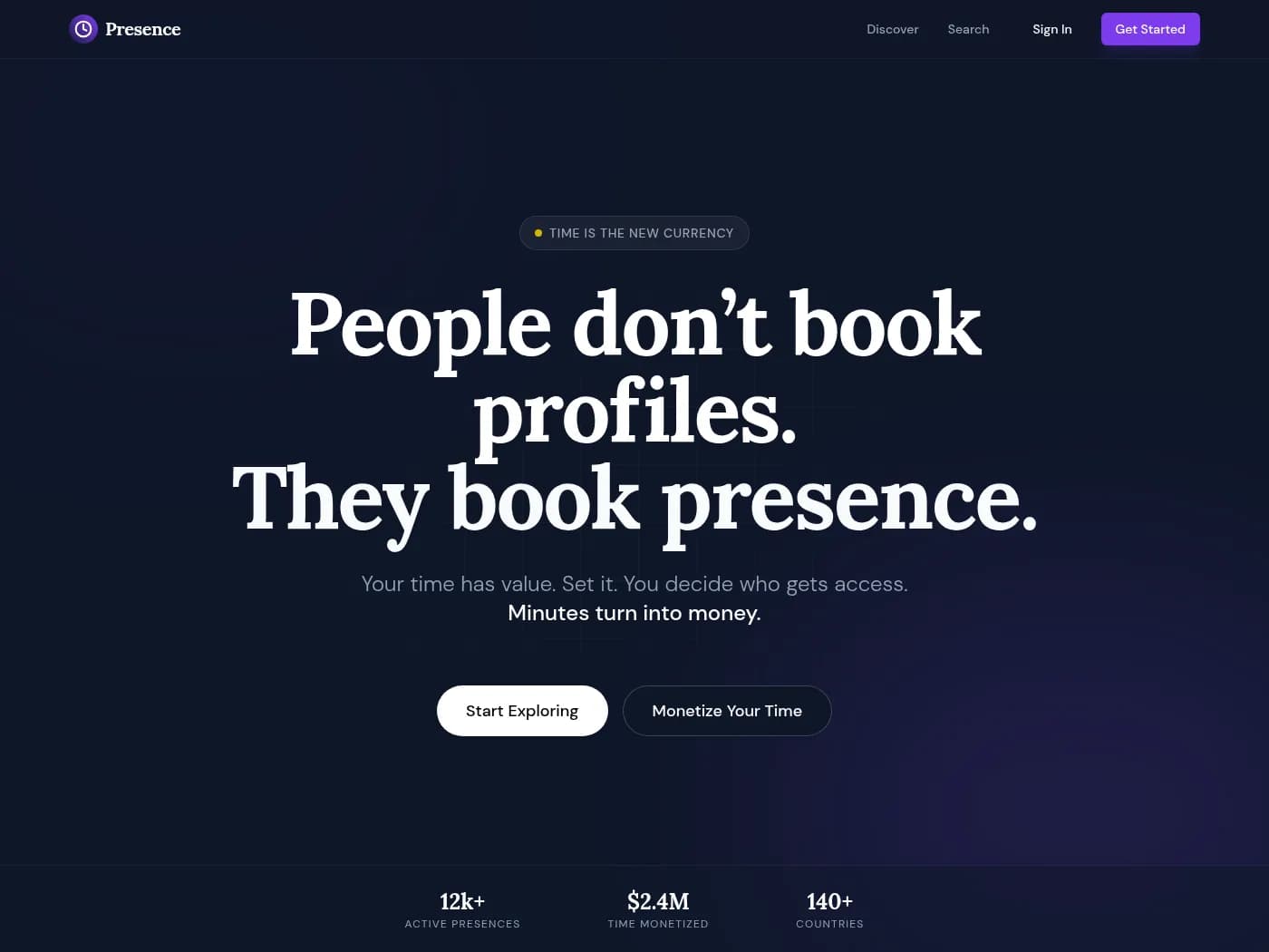 Presence Booking Platform