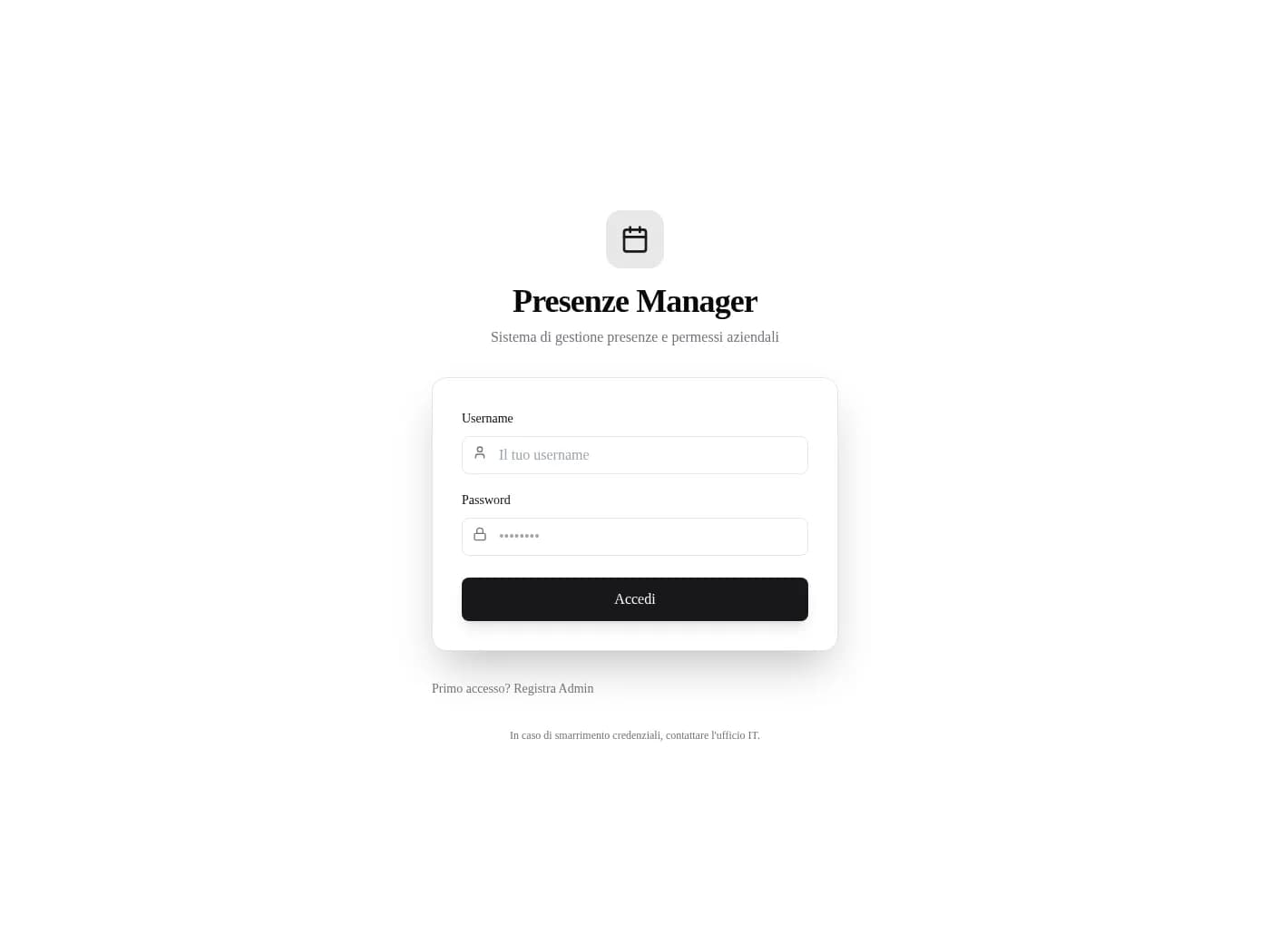 Presenze Manager