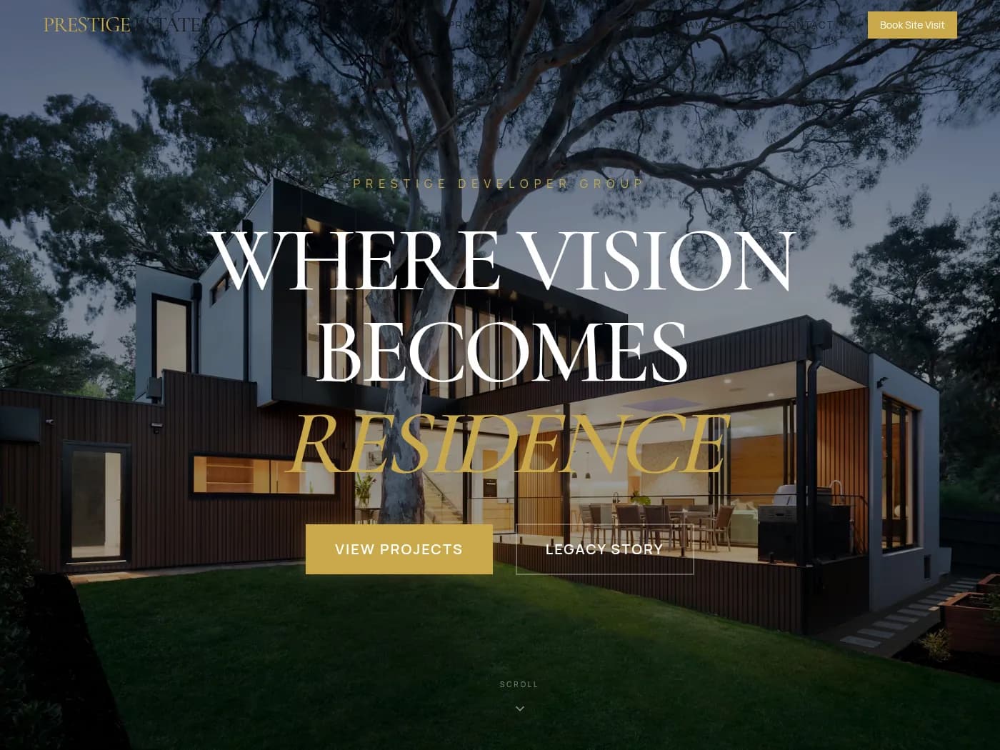 Prestige Estates Web Portal