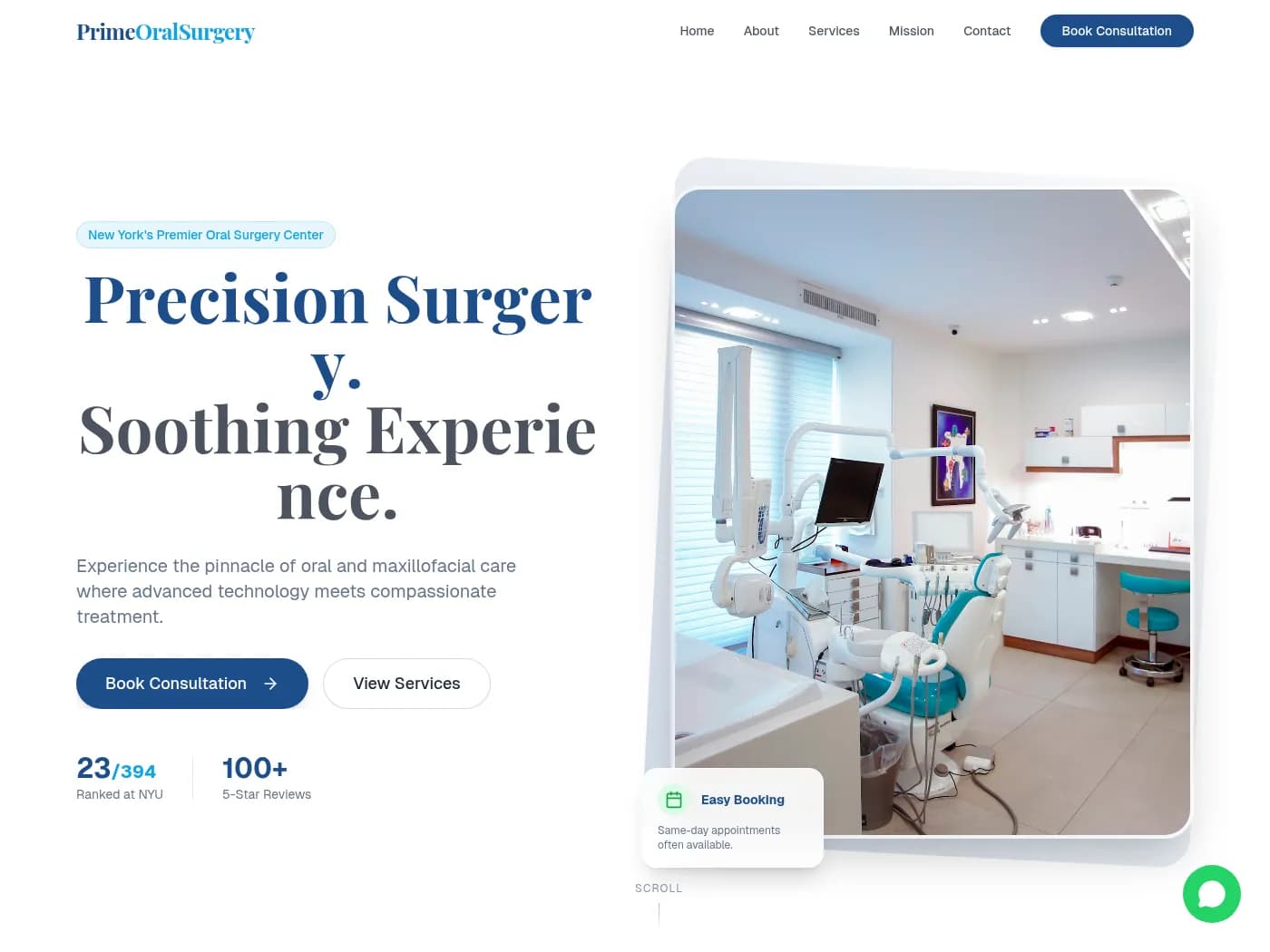 Prime Surgery Web Experience