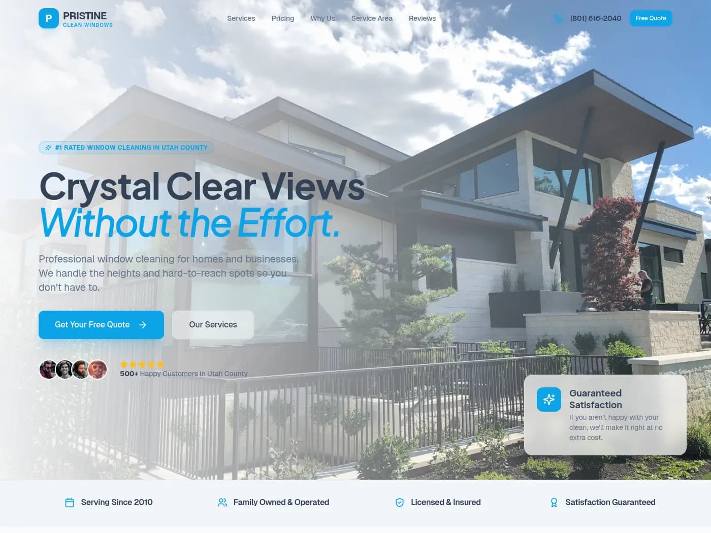 Pristine Clean Windows Site