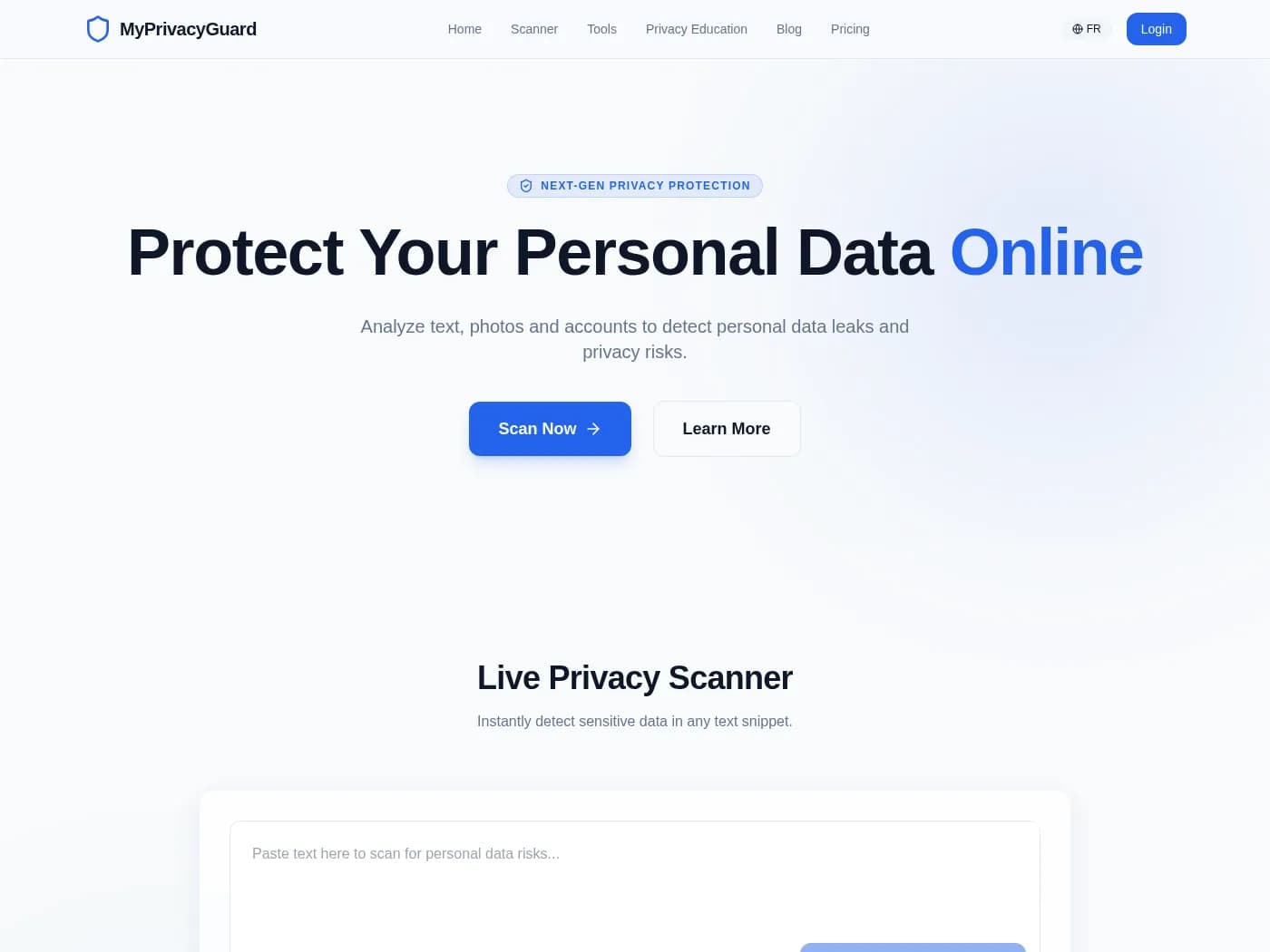 MyPrivacyGuard Platform