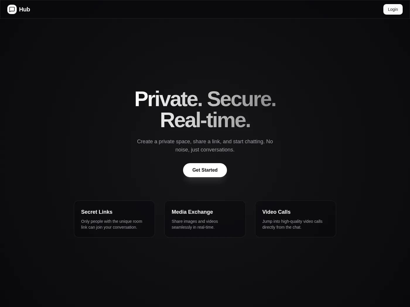 Secret Chat Hub