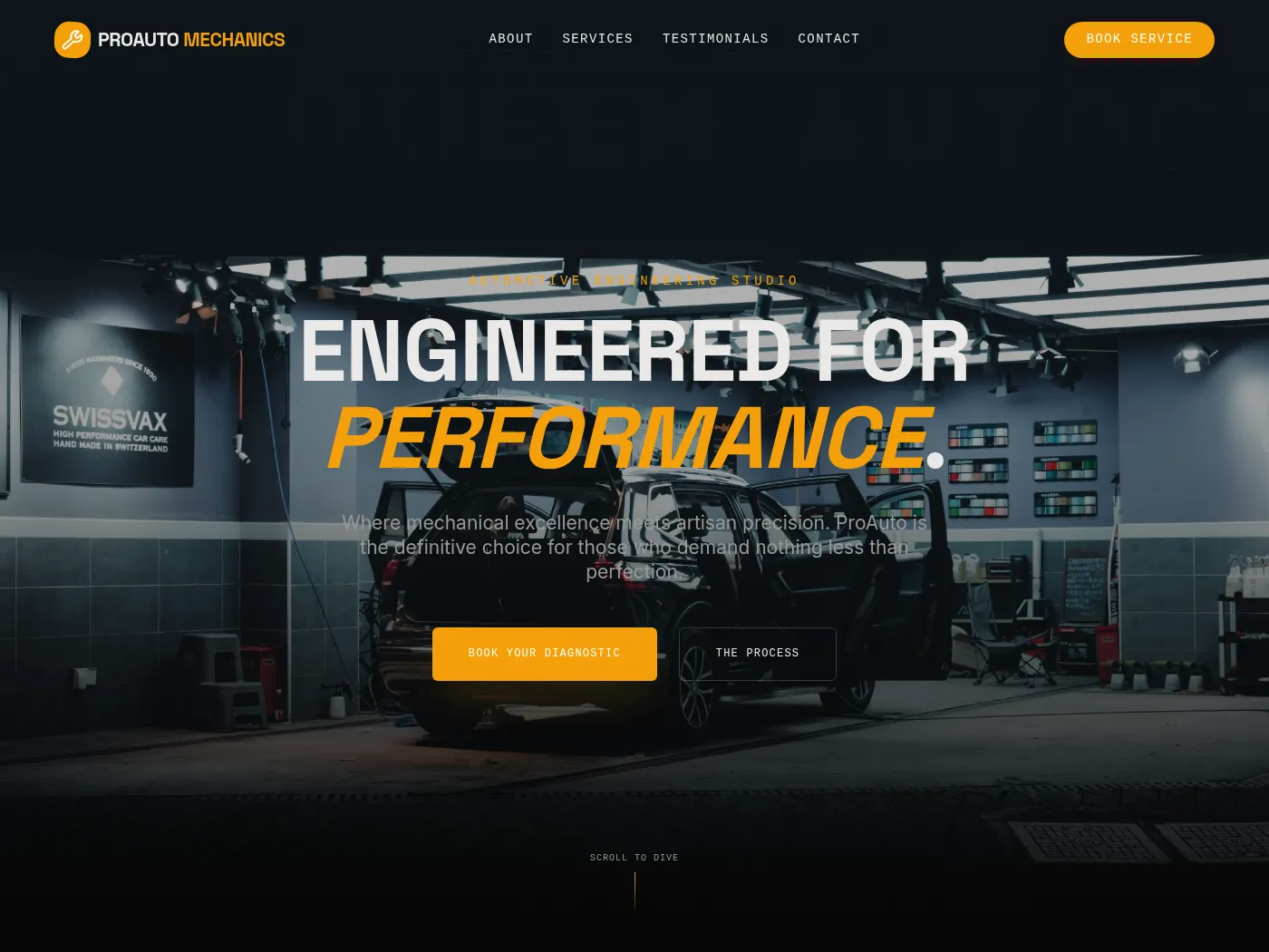ProAuto Mechanics Website
