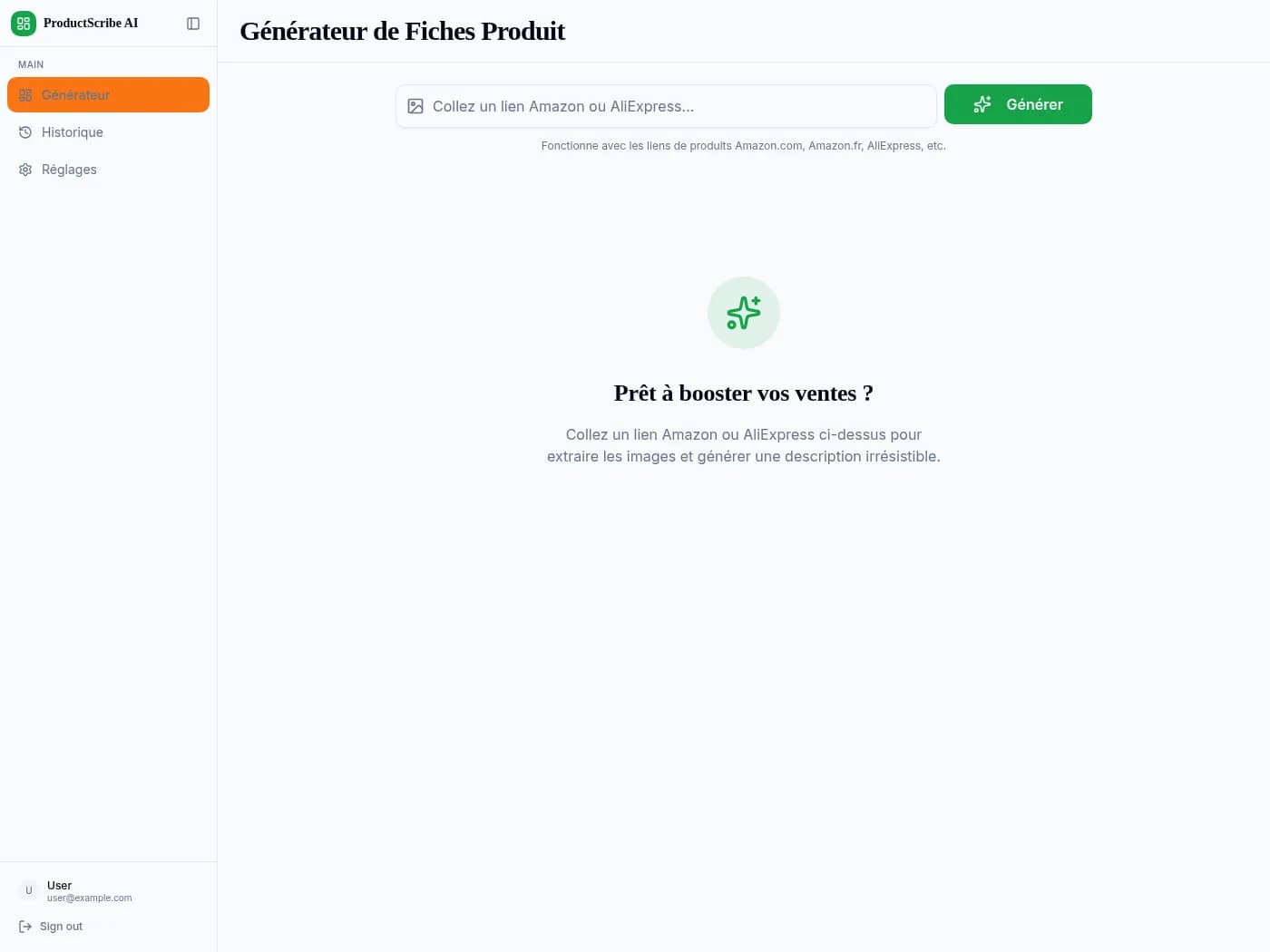 Product Photo Describer