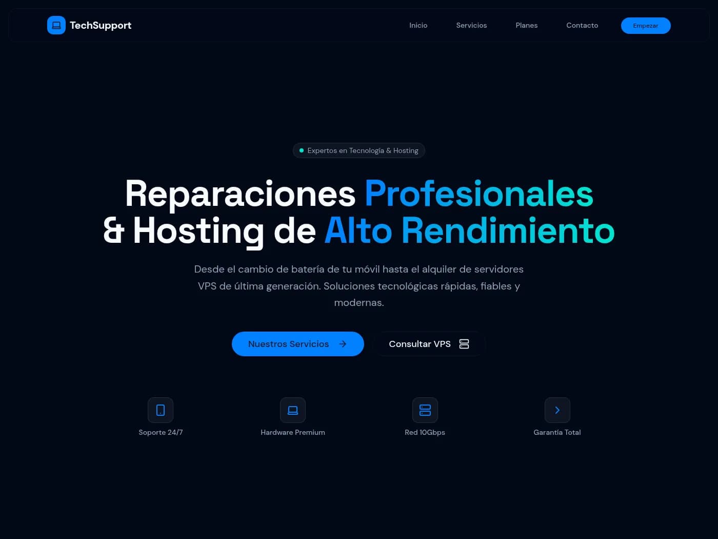 Product Web Page