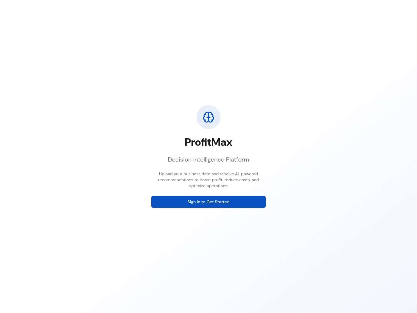 ProfitMax Decision Intelligence