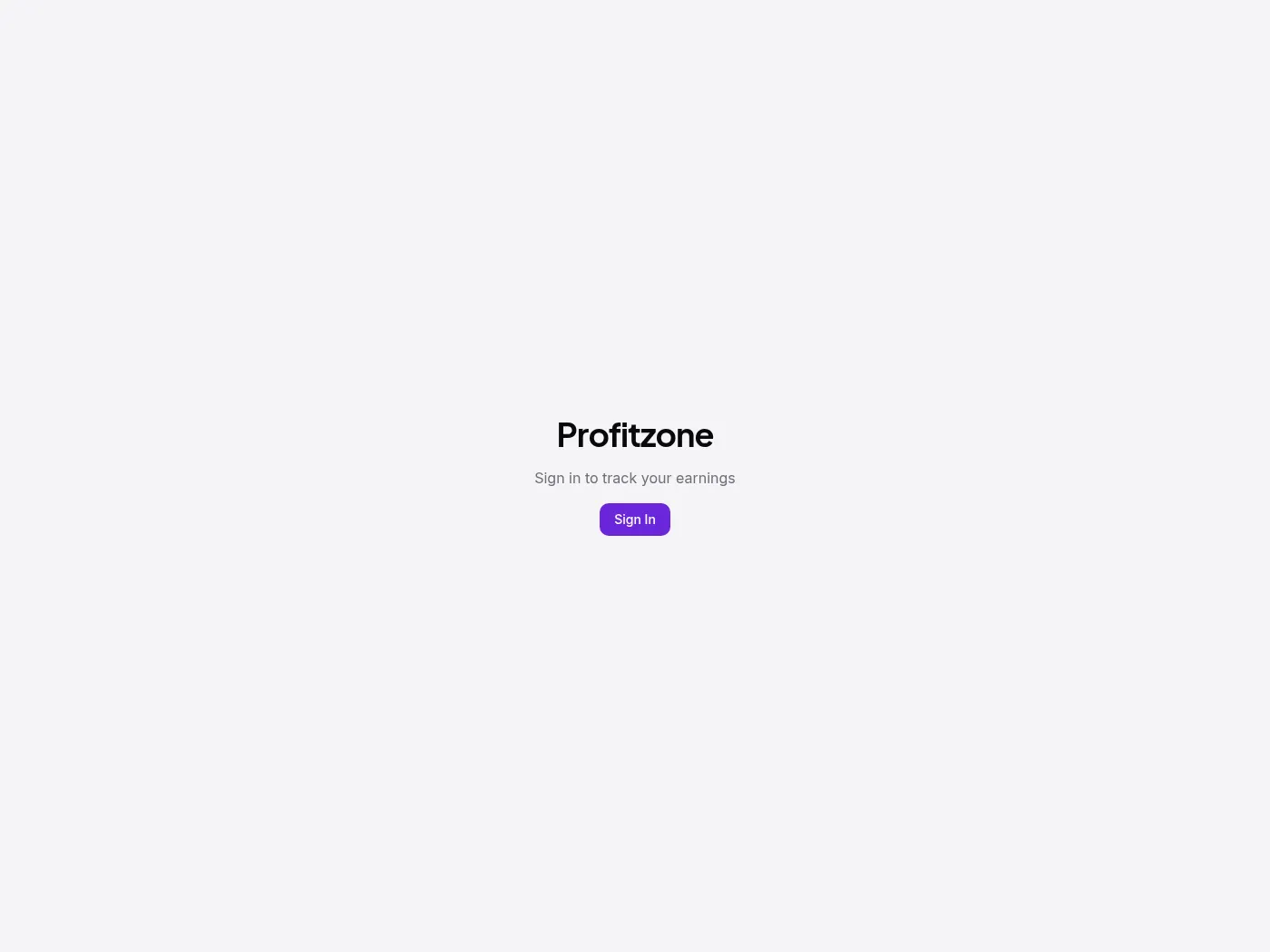 Profit zone analysis tool