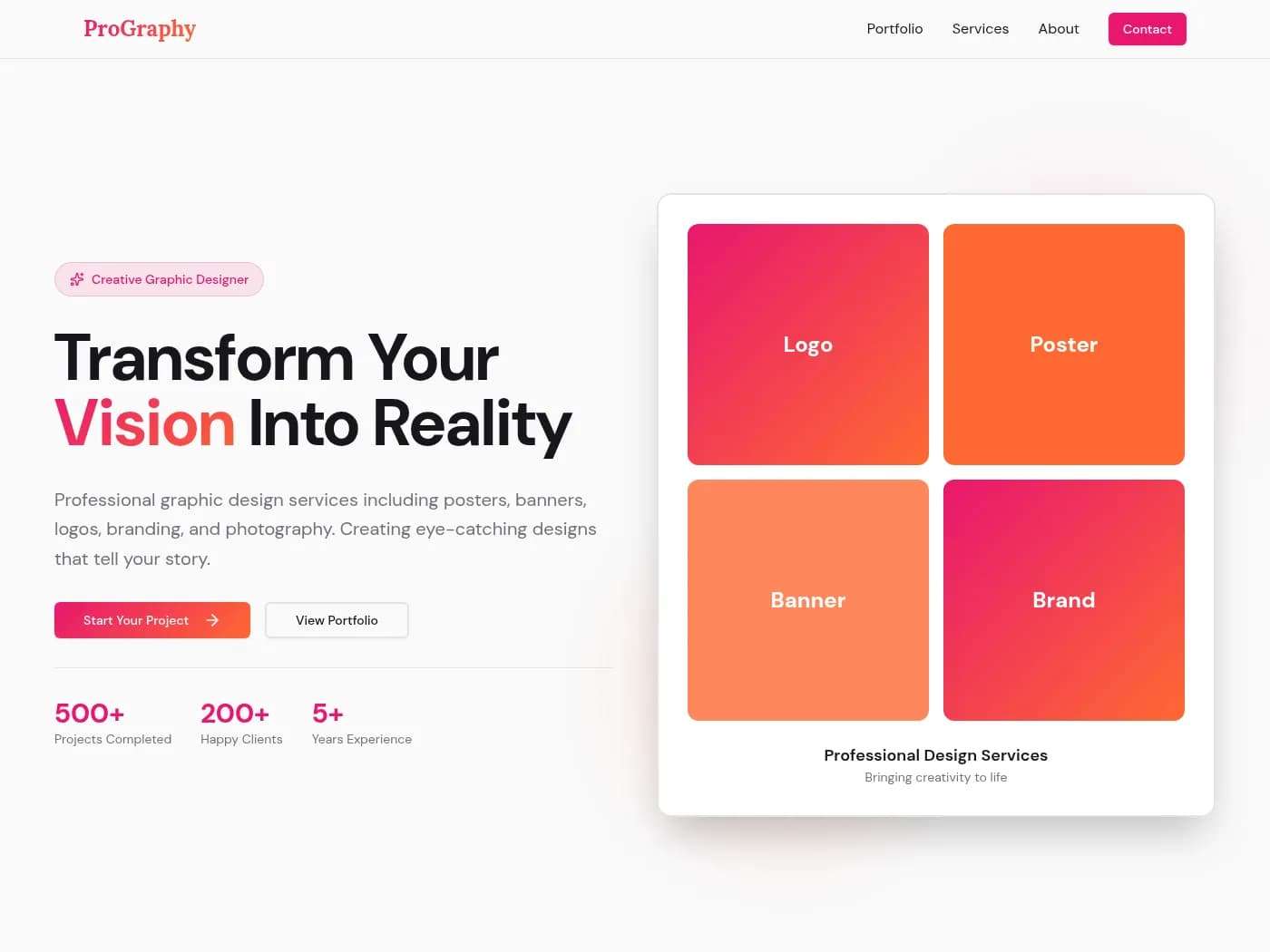 ProGraphy Portfolio