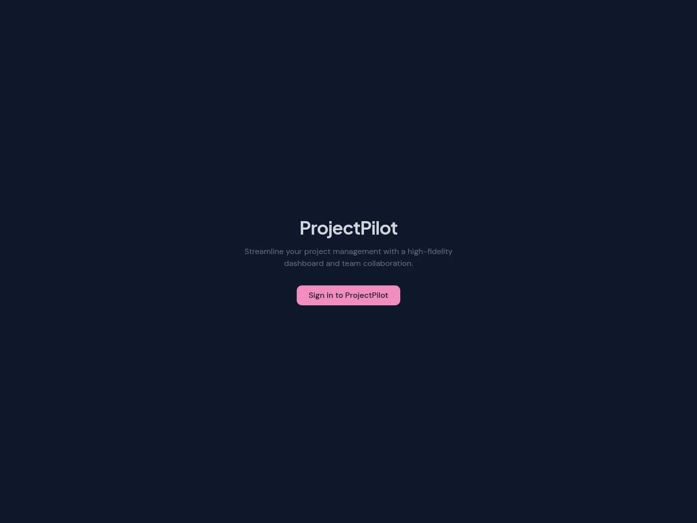 ProjectPilot