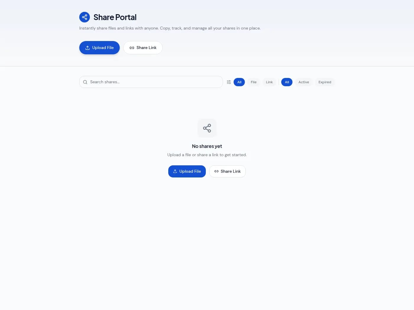 Project Share Portal