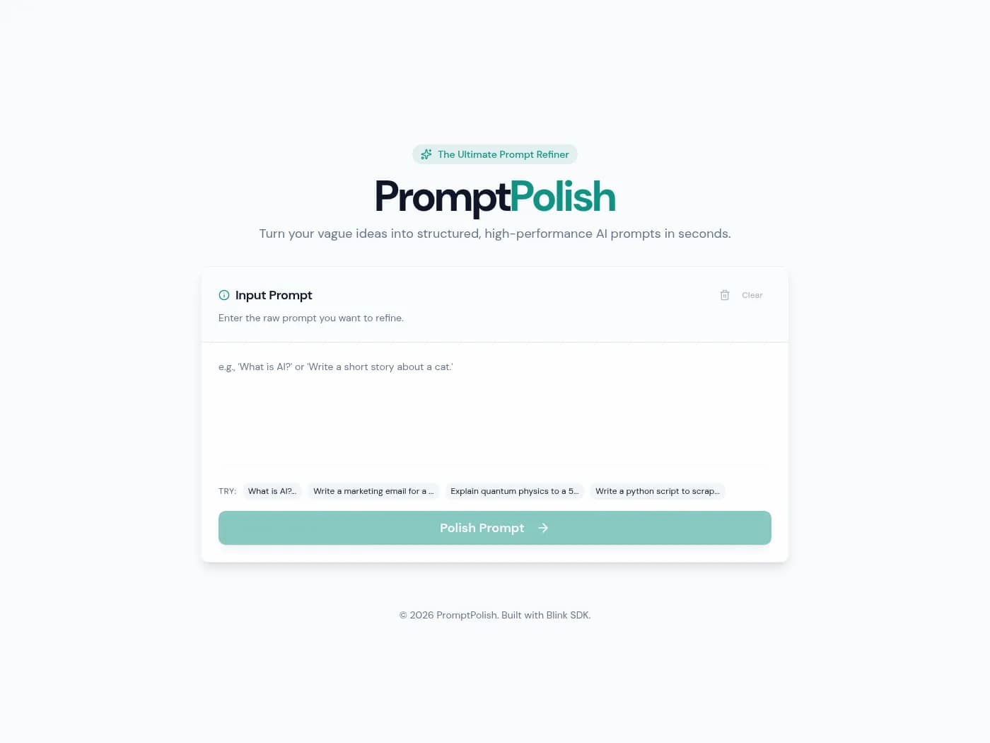 PromptPolish