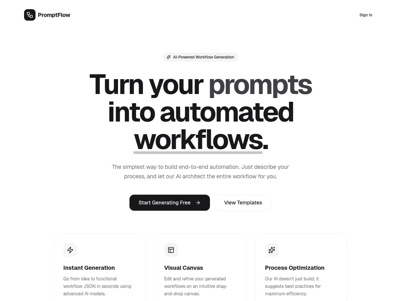 PromptFlow Generator