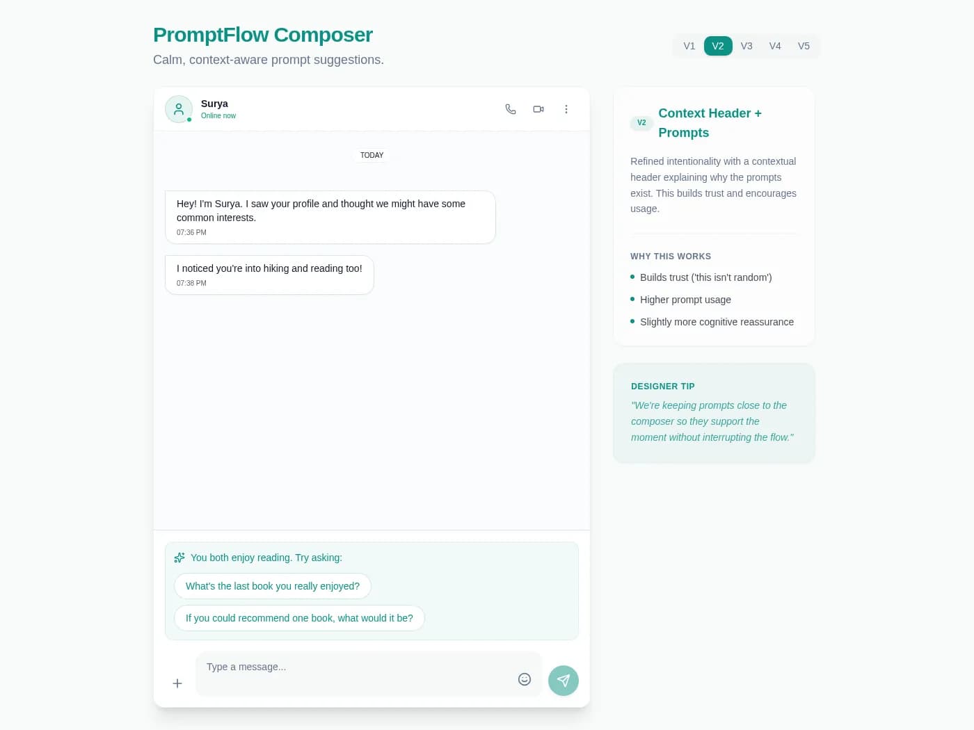 PromptFlow Composer Prompts