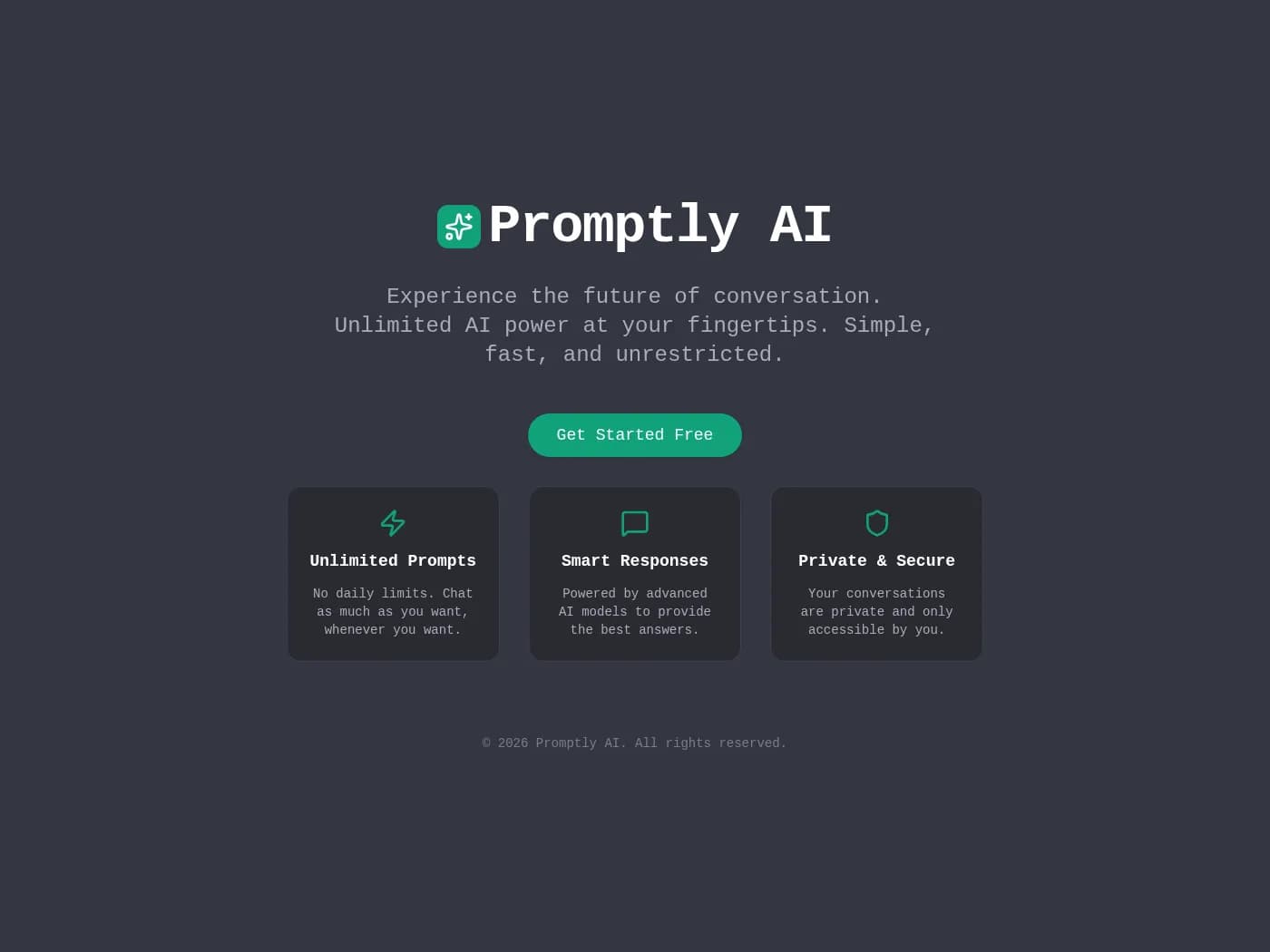 Promptly AI Webapp