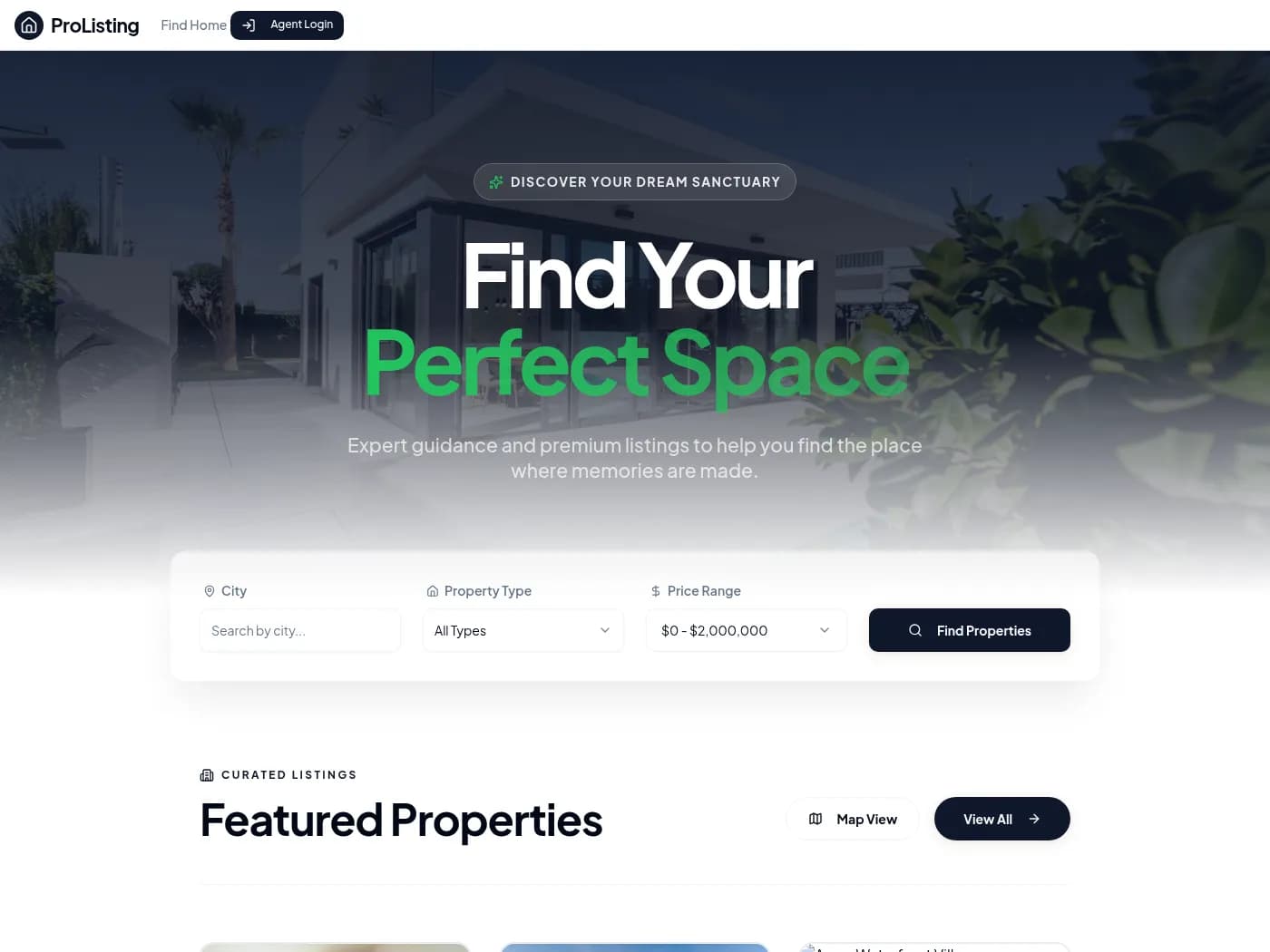 ProListing Property Portal
