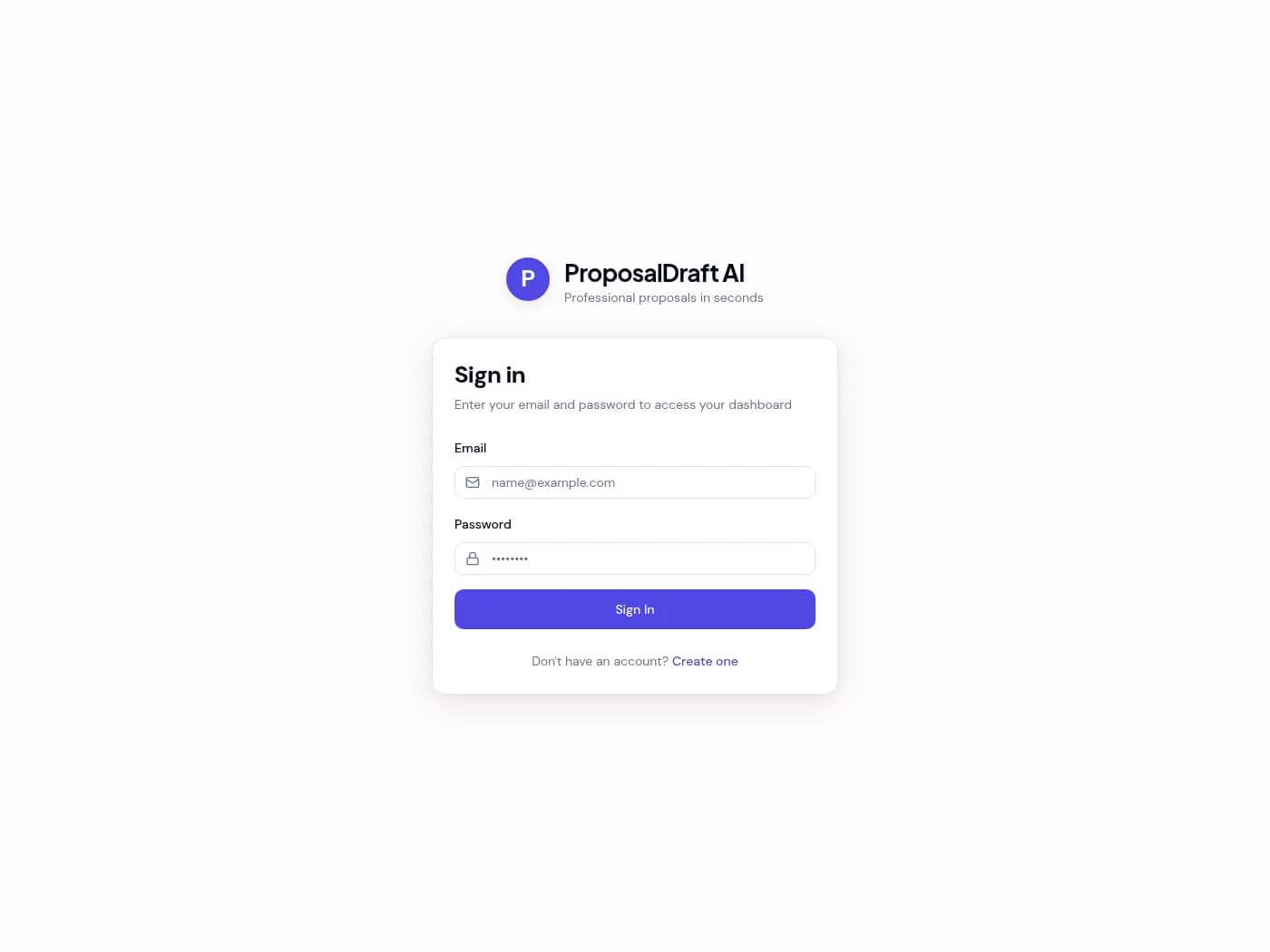 ProposalDraft AI