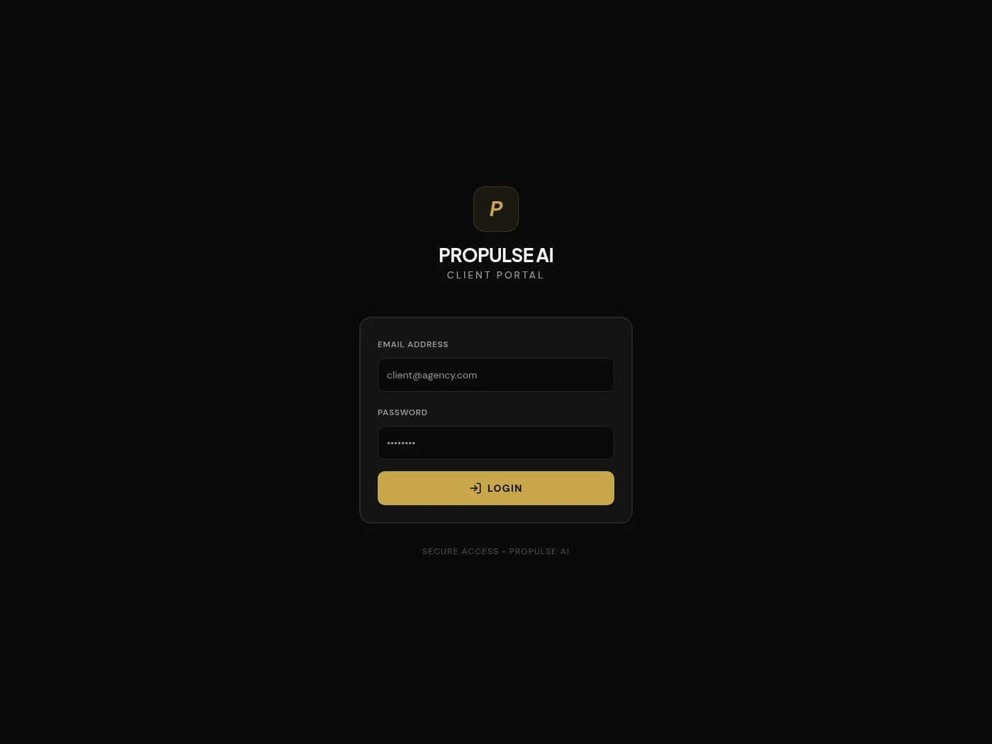Propulse AI Client Portal