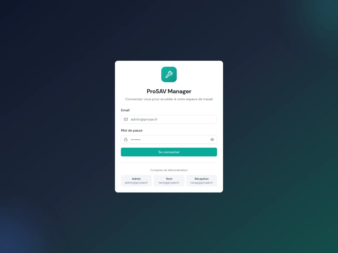ProSAV Manager