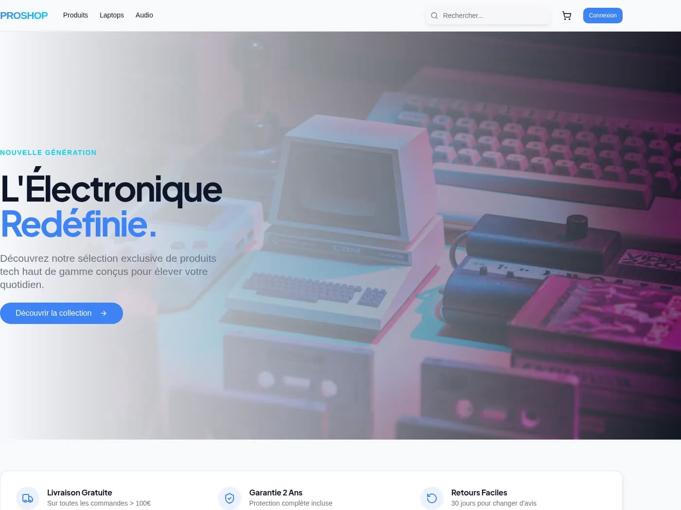 ProShop E-Commerce Site