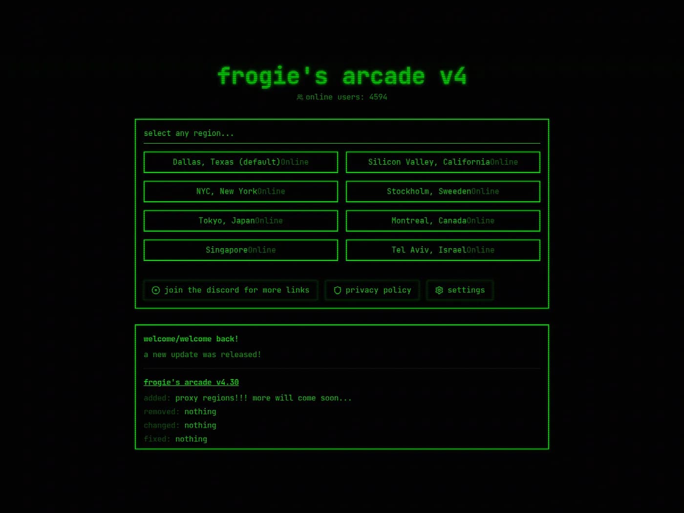 frogie arcadeblink ed