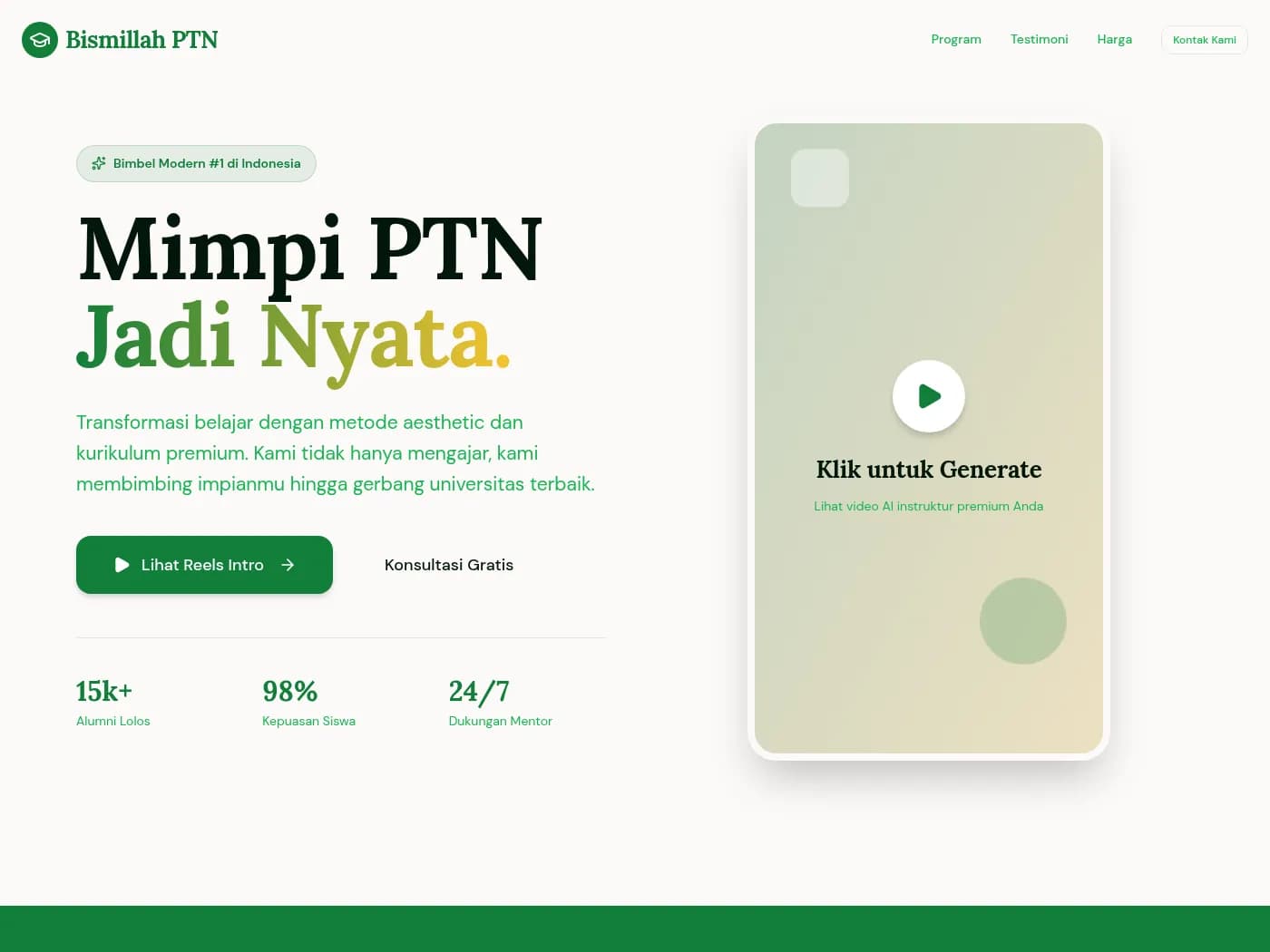 Bismillah PTN Reels Creator