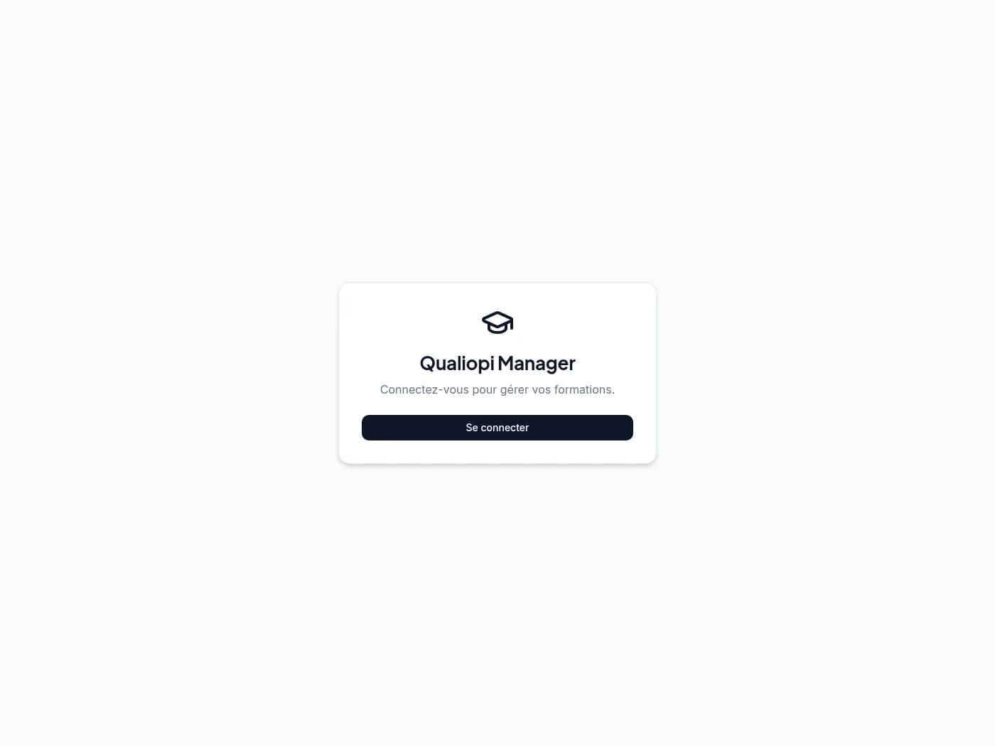 Qualiopi Training Manager