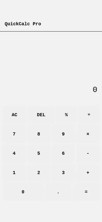 QuickCalc Pro