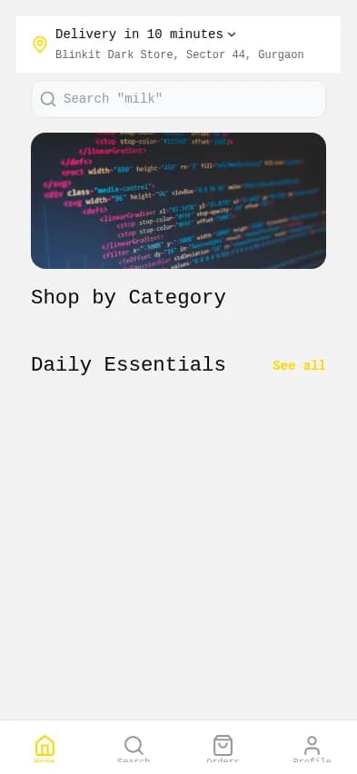 QuickCart Blinkit Clone