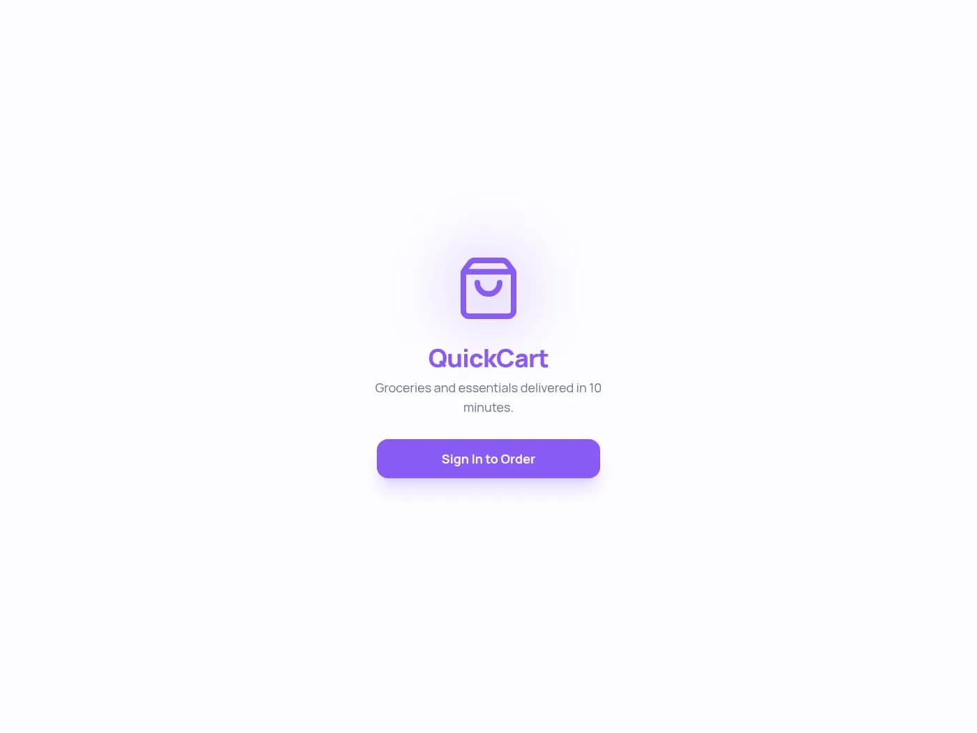 QuickCart Delivery App