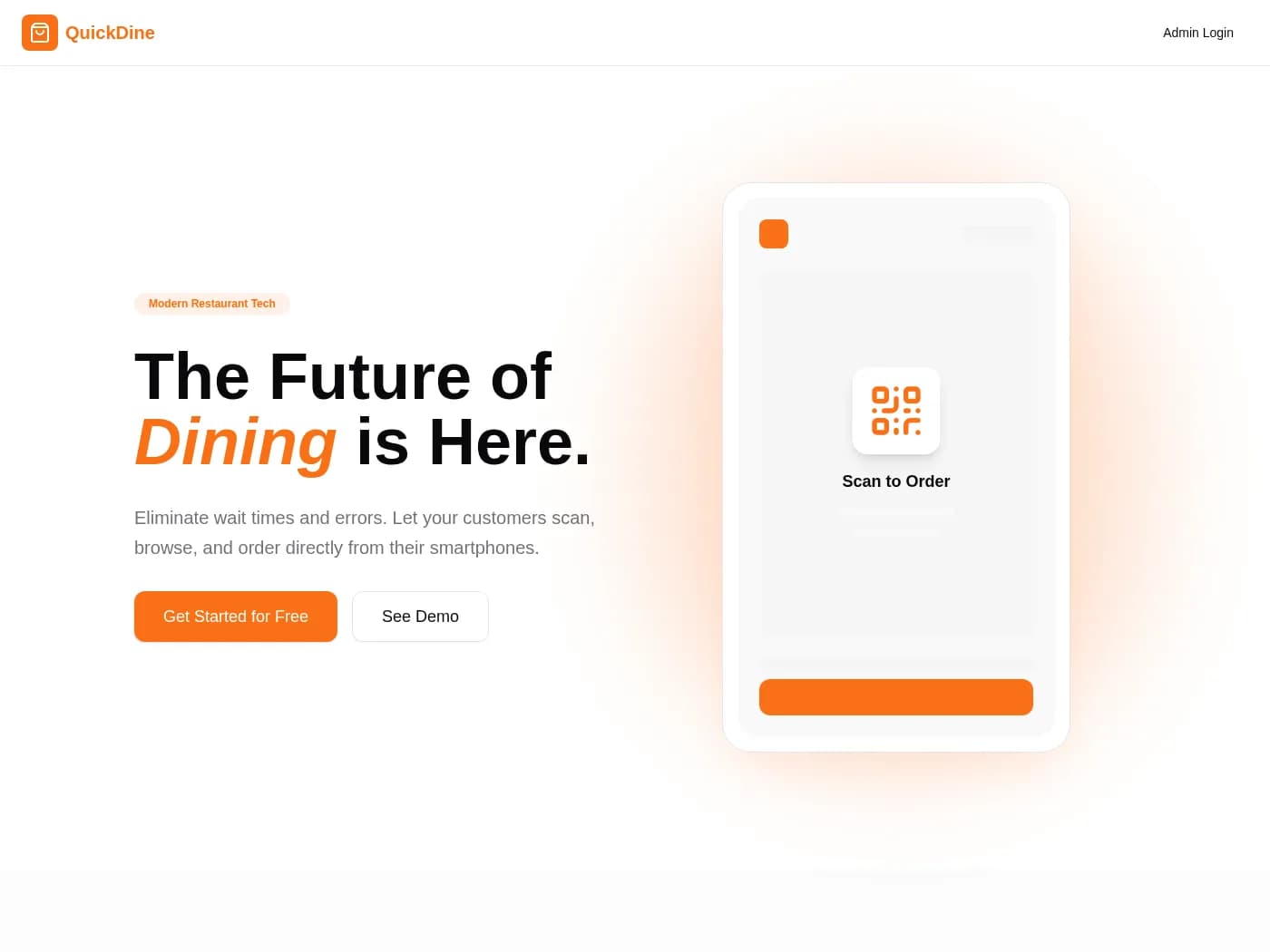 QuickDine Ordering System