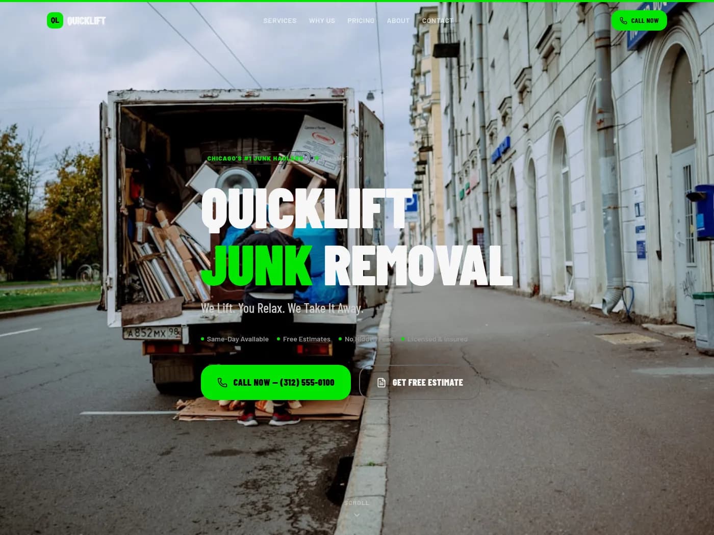 QuickLift Junk Removal Site