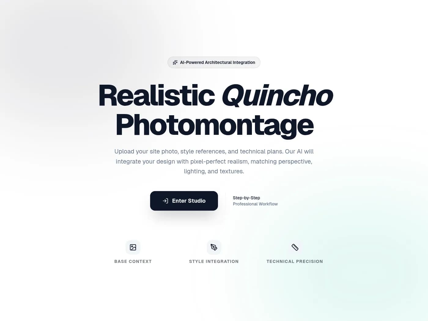 Realistic Quincho Photomontage