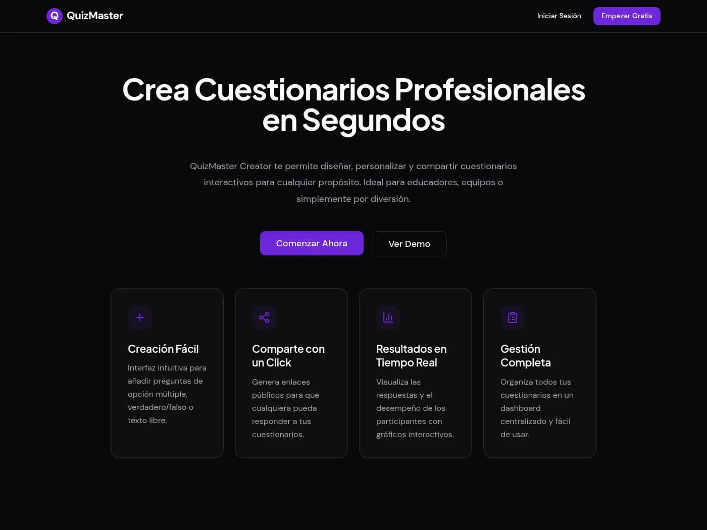 QuizMaster Creator