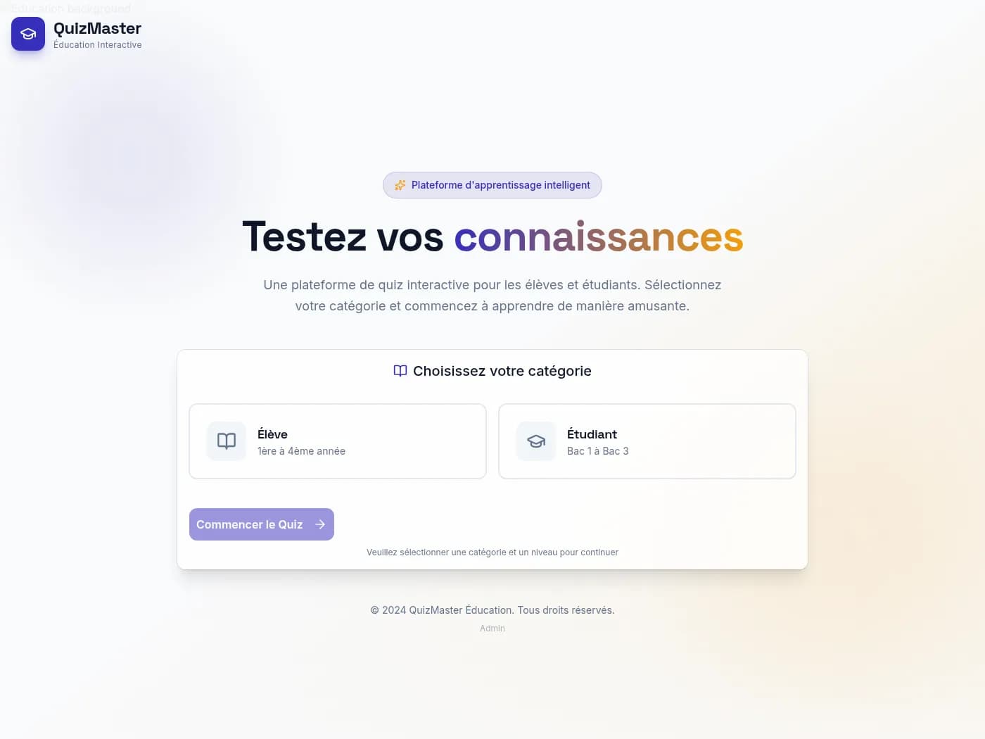 QuizMaster Edu App