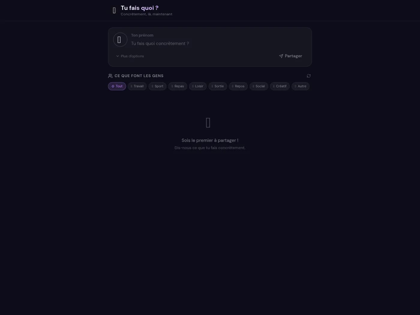 Quoi Concrètement App