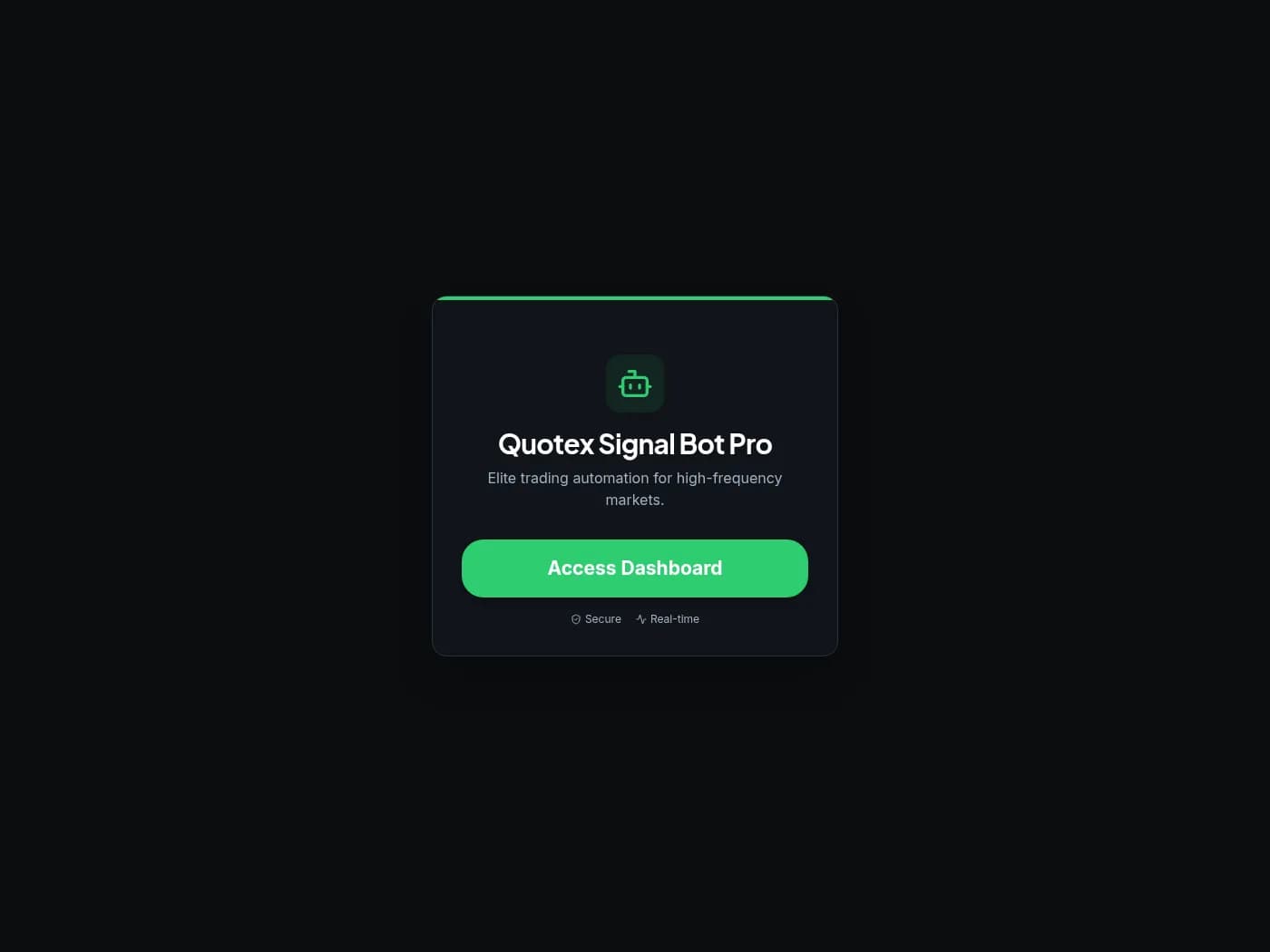 Quotex Signal Bot